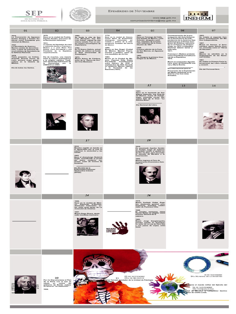 Efem Rides Noviembre | PDF | México | revolución mejicana