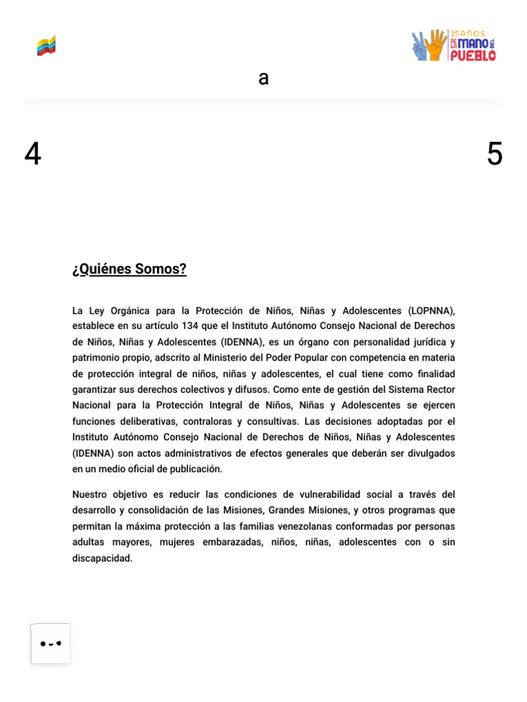 ¿Quienes Somos - Instituto Autónomo Consejo Nacional de Derechos de ...