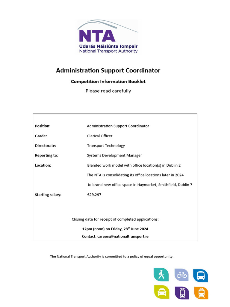Administration Support Coordinator Competition Booklet | PDF