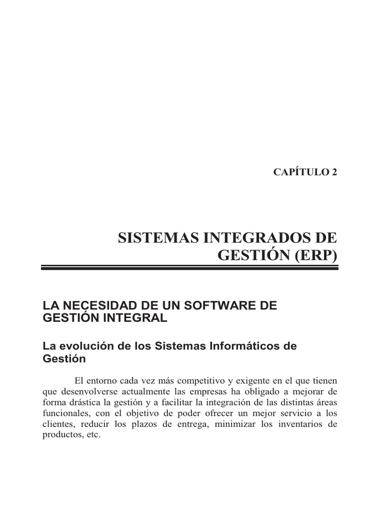 L02 - Sistemas Integrados de Gestion-ERP | PDF | Planificación de ...