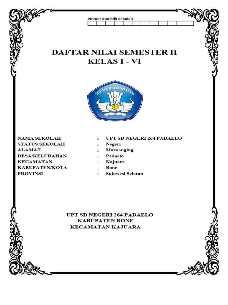 Daftar Nilai Kurikulum Merdeka Pai - 2023-2024 Genap | PDF