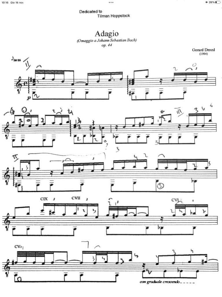 Drozd - Adagio | PDF