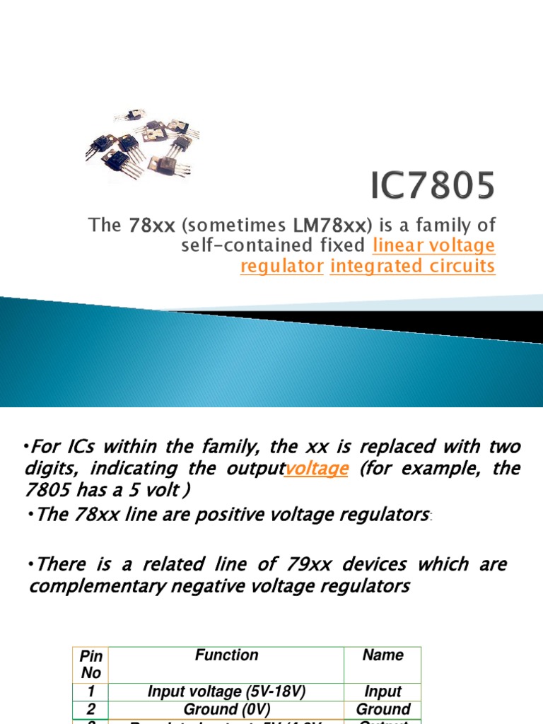 An In-Depth Look at the 78xx Series of Voltage Regulator Integrated ...