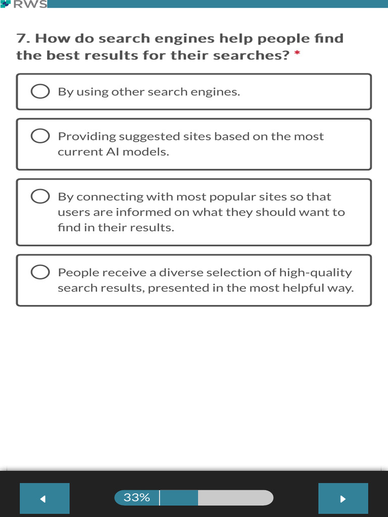 Search Quality Pre-Qualification Quiz | PDF | Computers