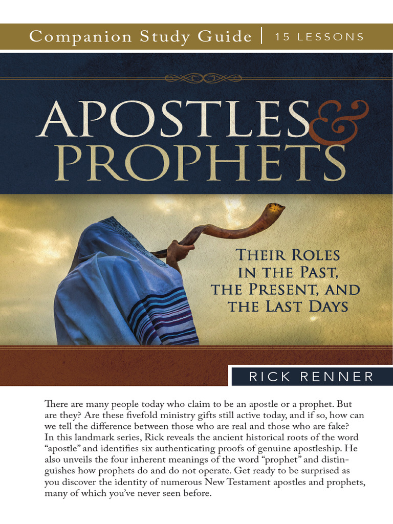 Apostles&Prophets - Rick Renner | PDF | Spiritual Gift | Apostle