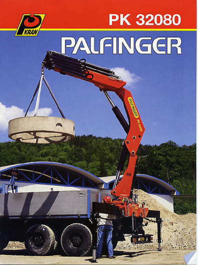 12 Ton Palfinger PK 32080 Camión Grúa de Brazo Articulado | PDF