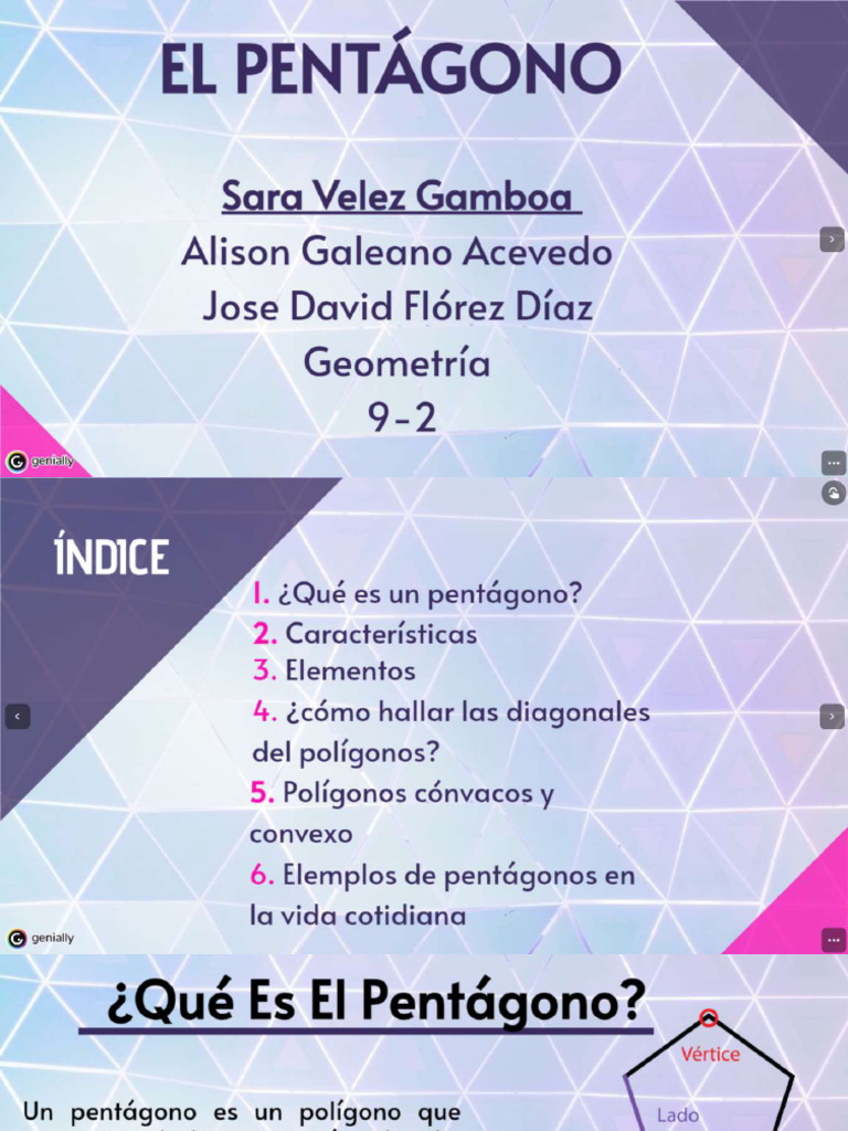 Pentágono Geometría | PDF