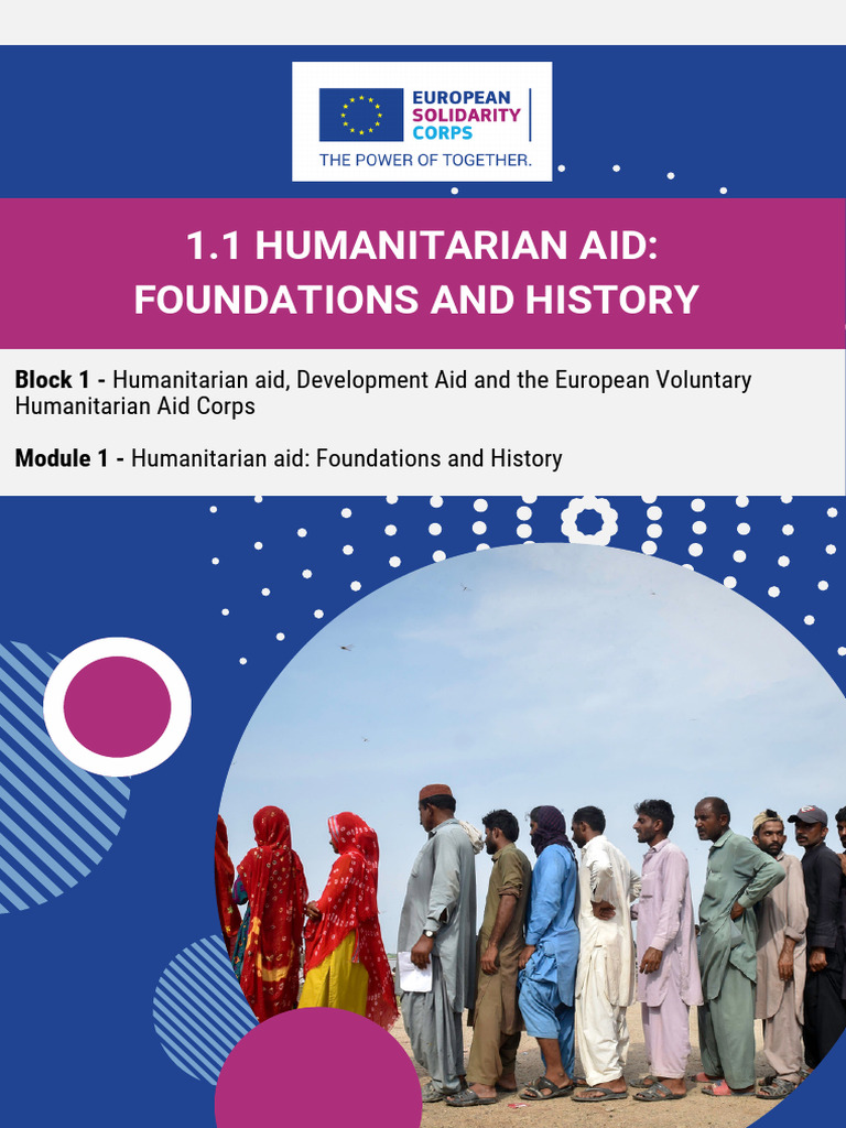1.1 Humanitarian Aid Foundations and History | PDF | Humanitarian Aid ...
