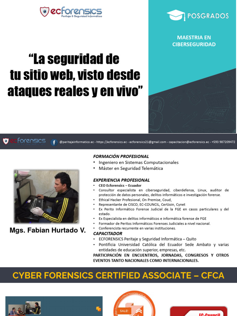 Webinar Hacking - 2 | PDF | Seguridad | La seguridad informática