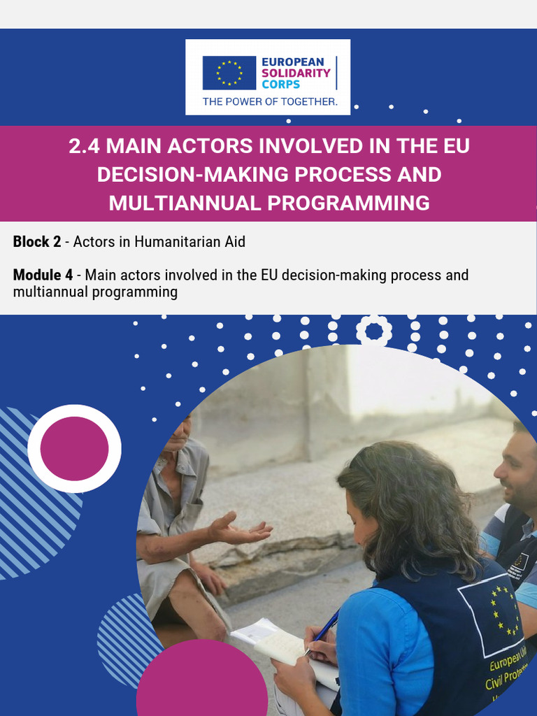 2.4 Main Actors Involved in The EU Decision-Making Process and ...
