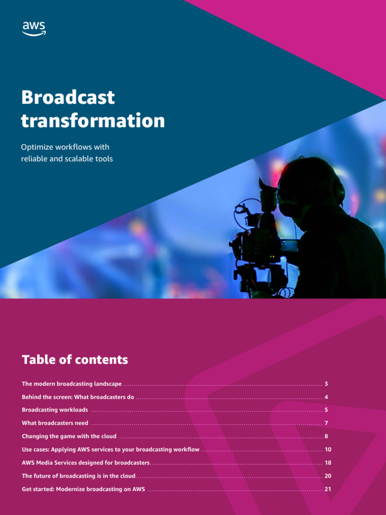 Scalable Video Workflows for Broadcasters | PDF | Cloud Computing ...