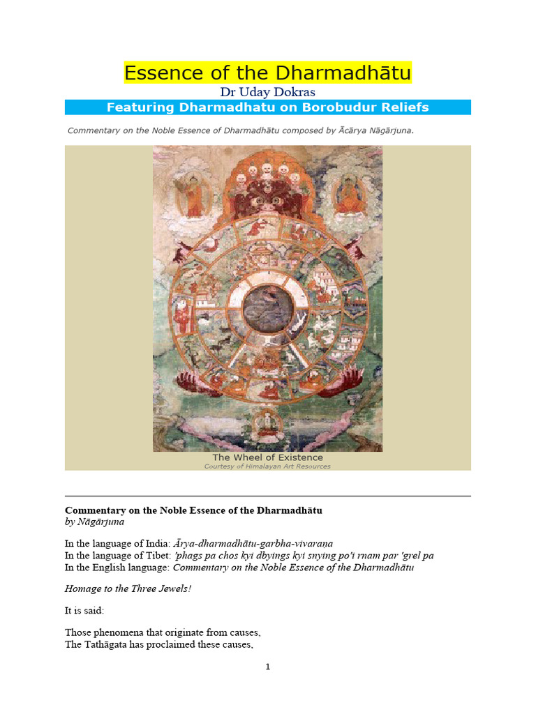 Dharmadhatu in Boro | PDF | Buddha Nature | Buddhist Philosophy