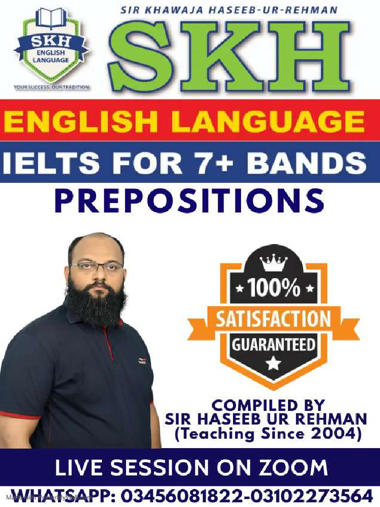 SKH Prepositions | PDF