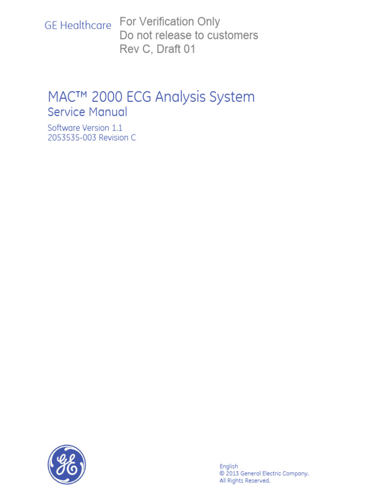 MAC 2000 - Manual de Service Eng | PDF