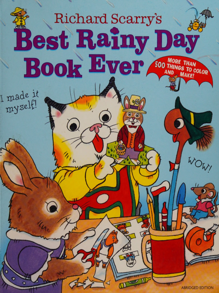 Richard Scarry's Rainy Day Activities | PDF | Stationery