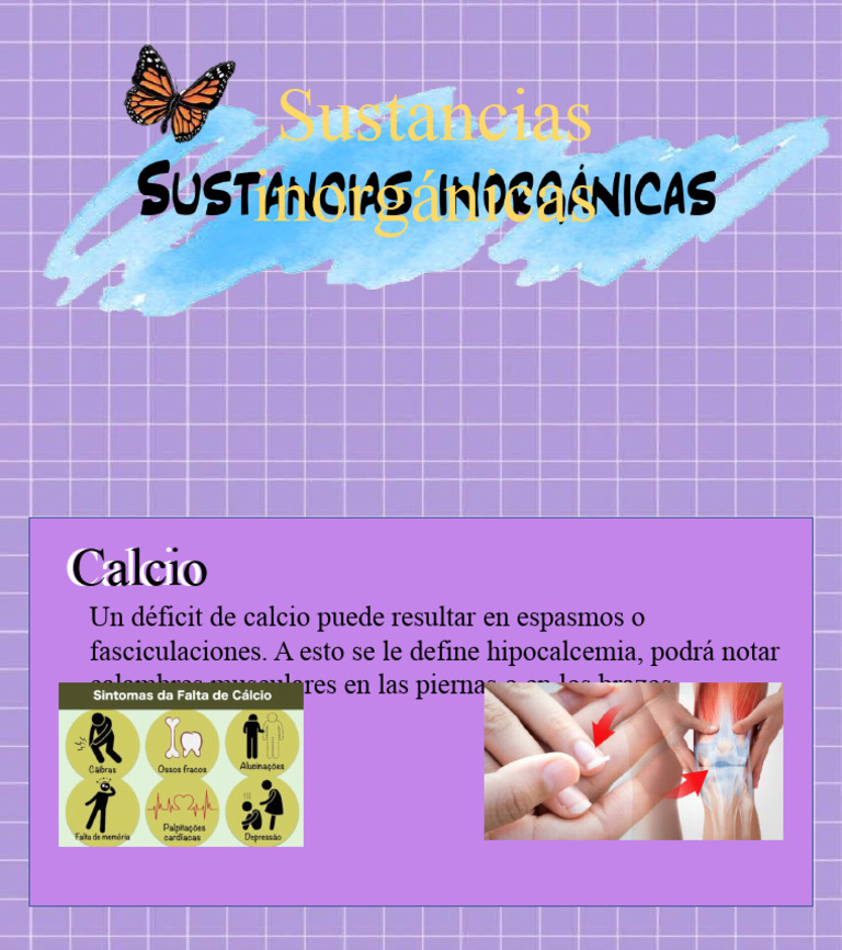 Sustancias Inorgánicas | PDF