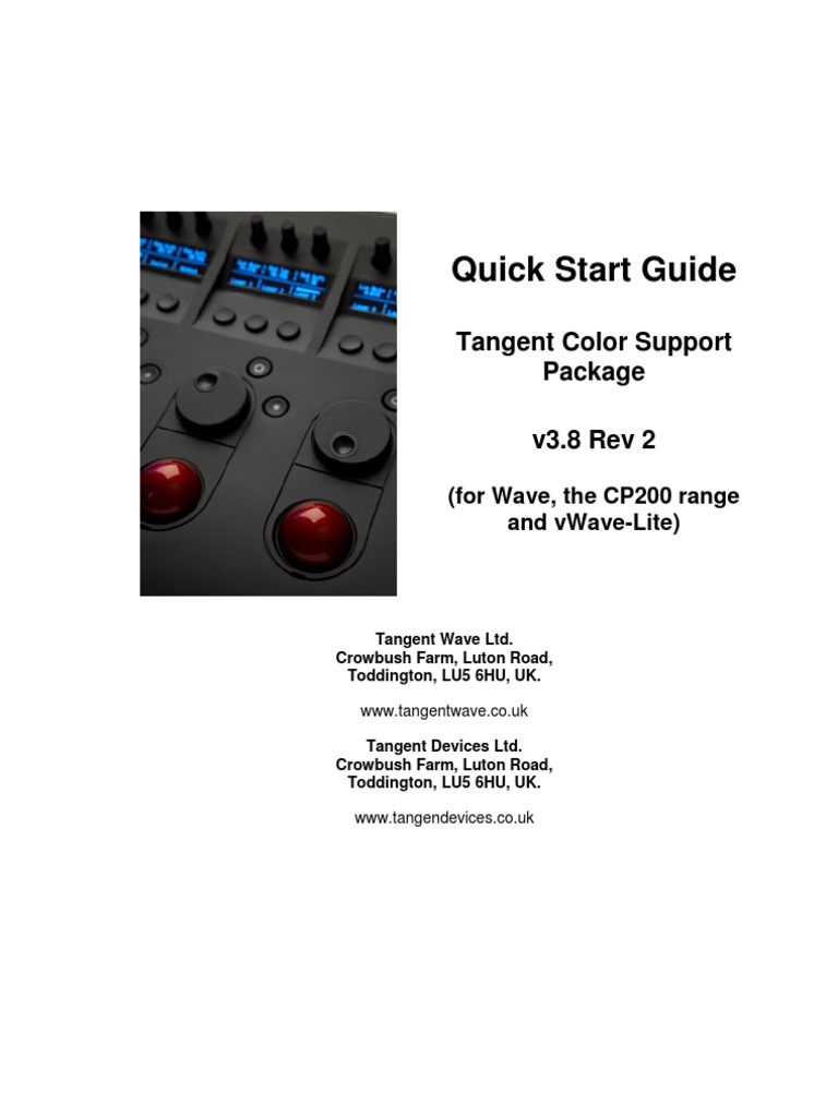 Tangent Color Support Quick Start Guide v3 | PDF | Ip Address | Port ...