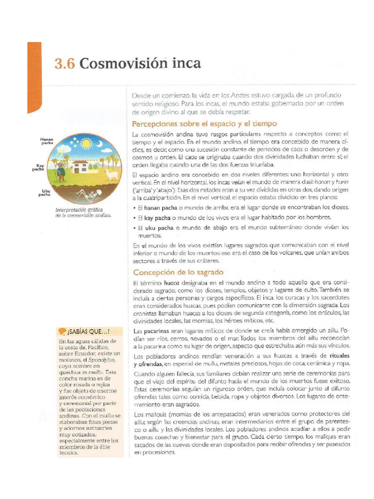 Cosmovisión Inca | PDF