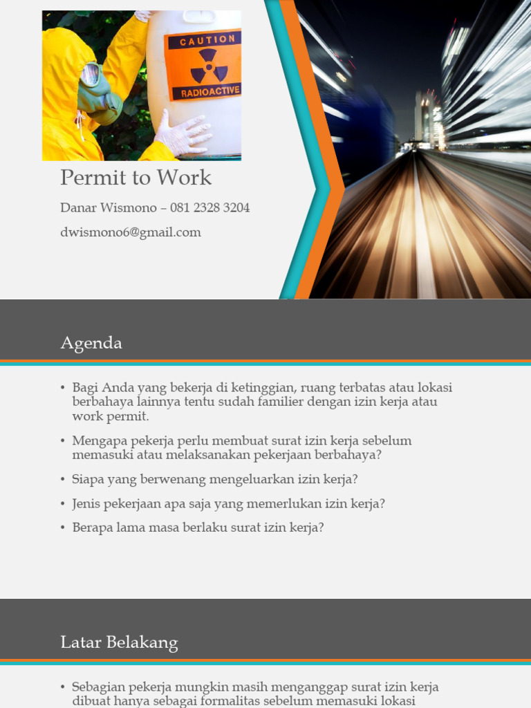Panduan Izin Kerja Aman | PDF
