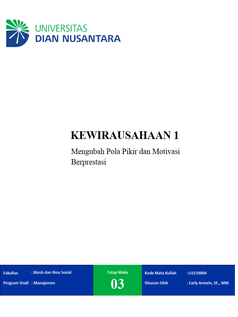 Modul Pertemuan Ketiga | PDF