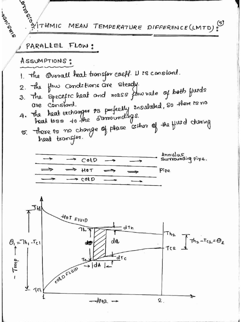 Lmtd Parallel Flow Pdf