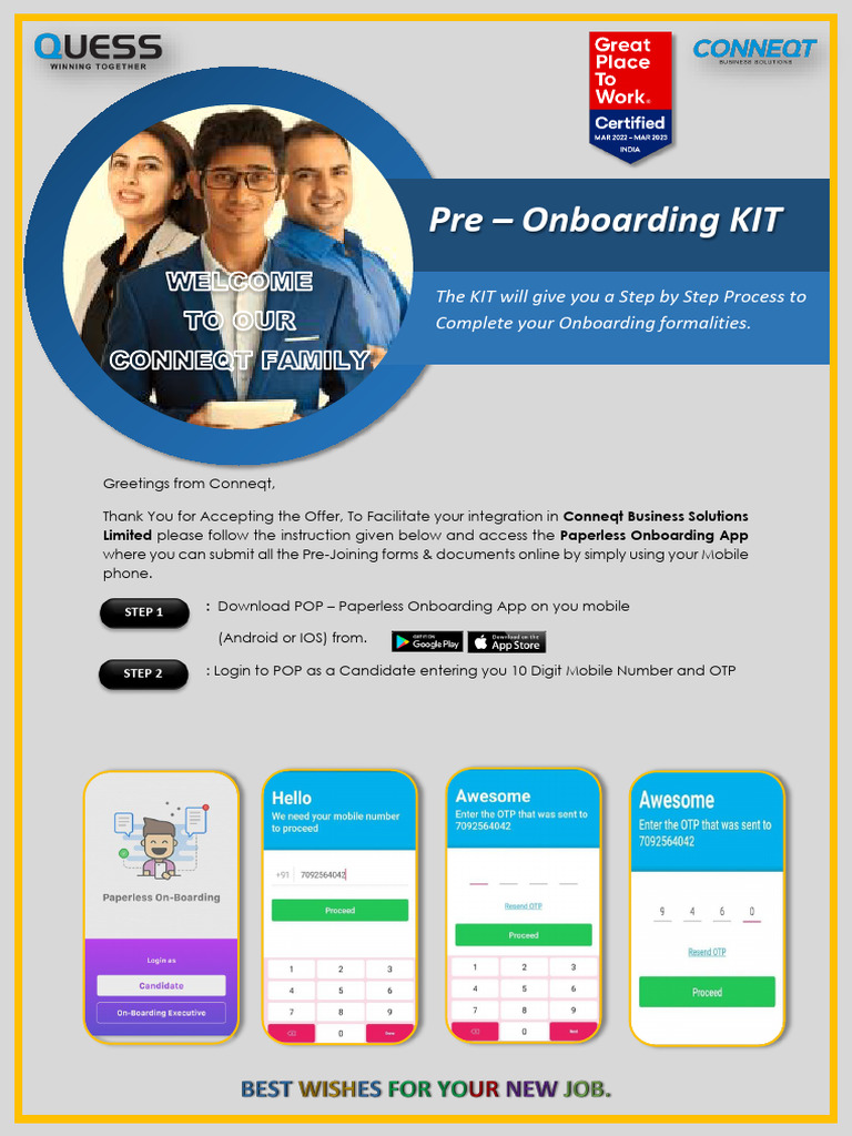 Pre - Onboarding KIT: The KIT Will Give You A Step by Step Process To ...