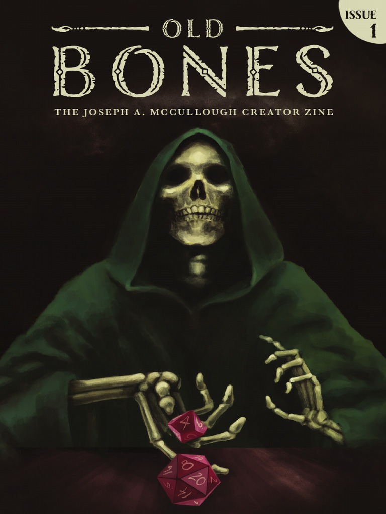 Old Bones: Creator Zine Issue 1 | PDF | Poison | Soft Drink