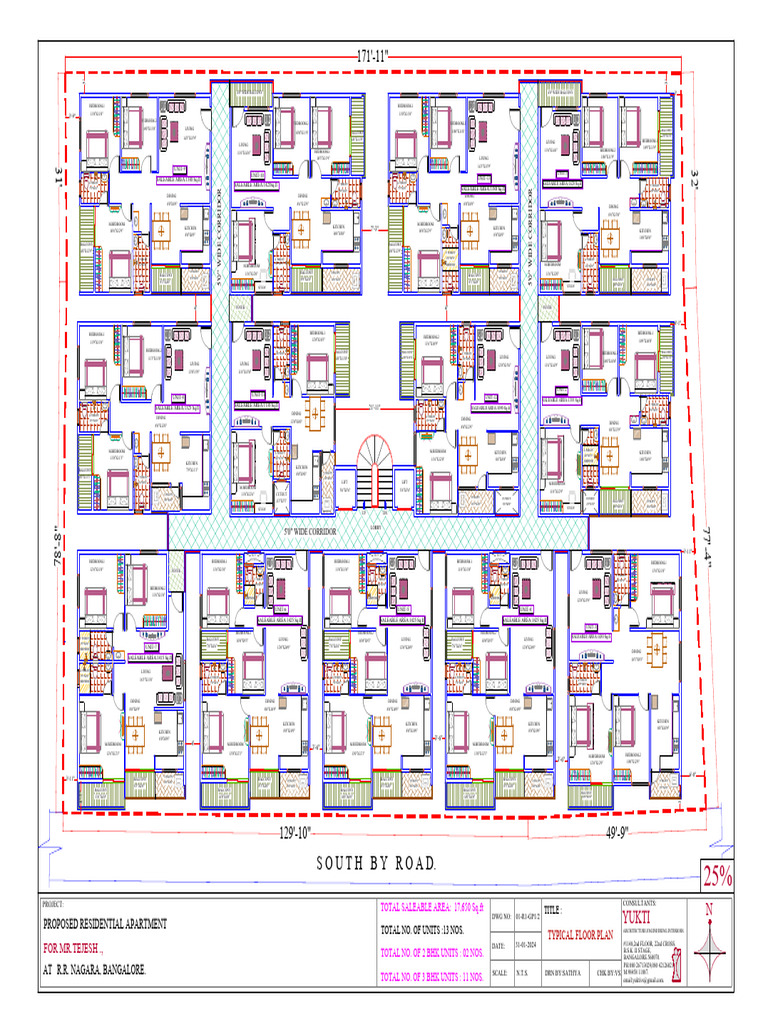 Tejesh R.R Nagar 170x 110 South | PDF