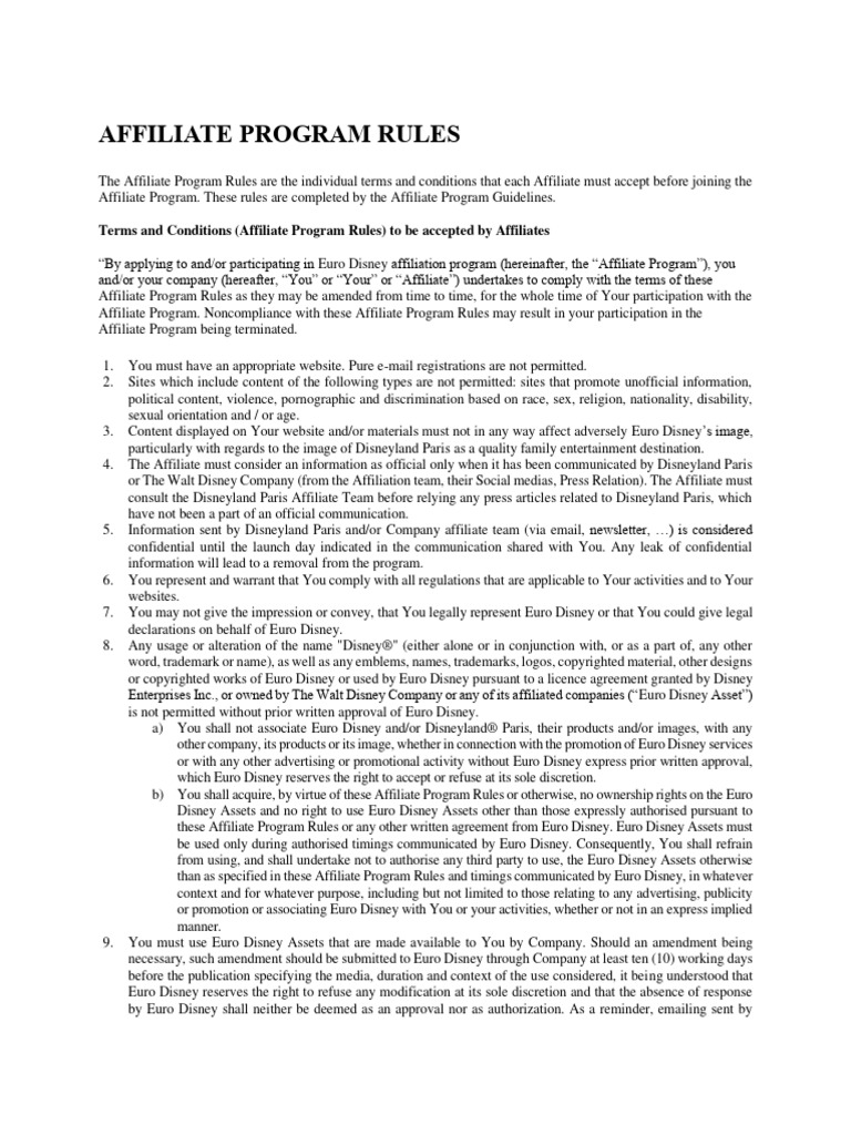 PROGRAM_RULES_UPDATED | PDF | Trademark | Breach Of Contract