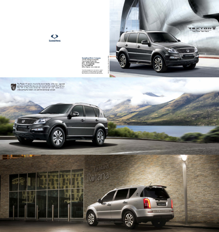 Rexton W LHD General | PDF | Four Wheel Drive | Manual Transmission