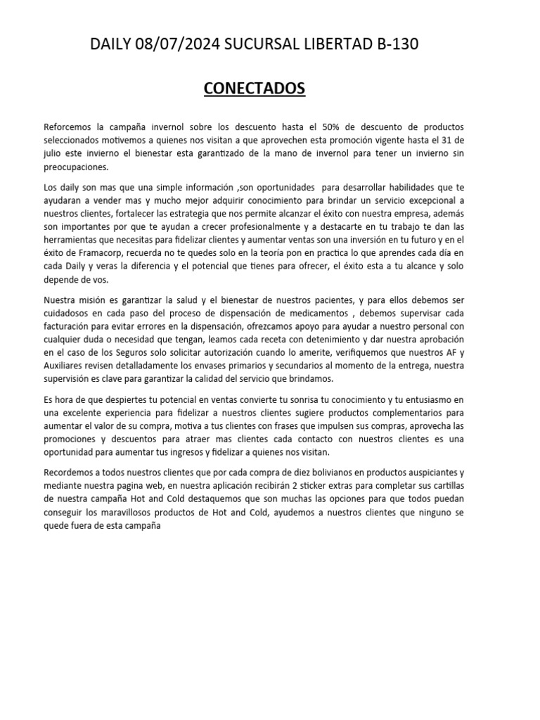 Conectados 08-07-2024 | PDF Conectados 08-07-2024 | PDF