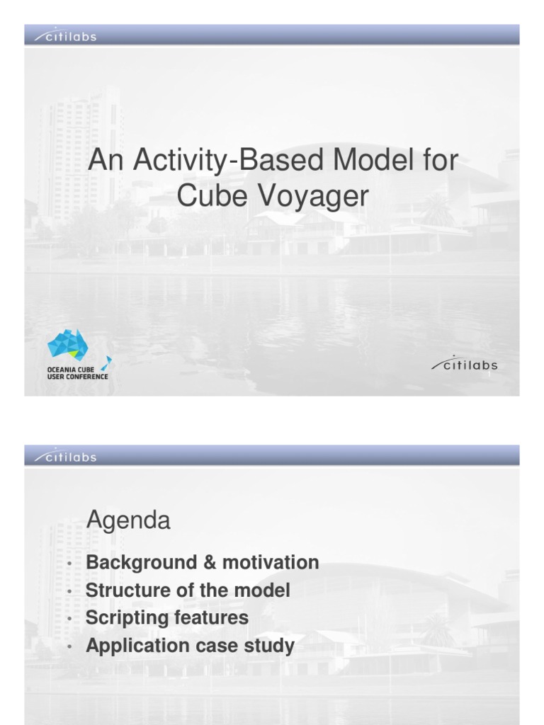 2.3 - An Activity-Based Model Template For Cube Voyager | Download Free ...