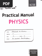 Class XI Physics Practical File | PDF