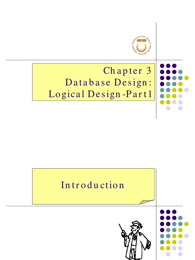 Database Design: Logical Design-Part1 | PDF | Relational Database ...