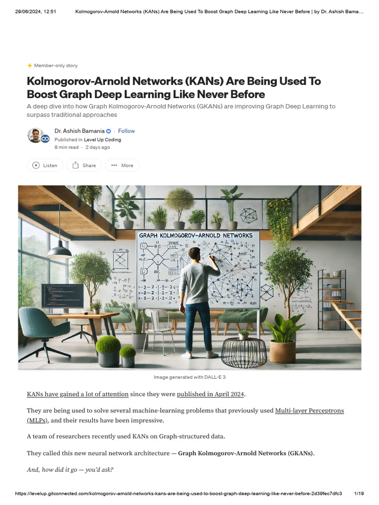 Kolmogorov-Arnold Networks (KANs) Are Being Used To Boost Graph Deep ... Kolmogorov-Arnold Networks (KANs) Are Being Used To Boost Graph Deep ...