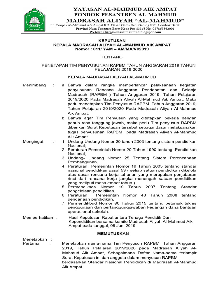 SK Panitia RKM MTS | PDF