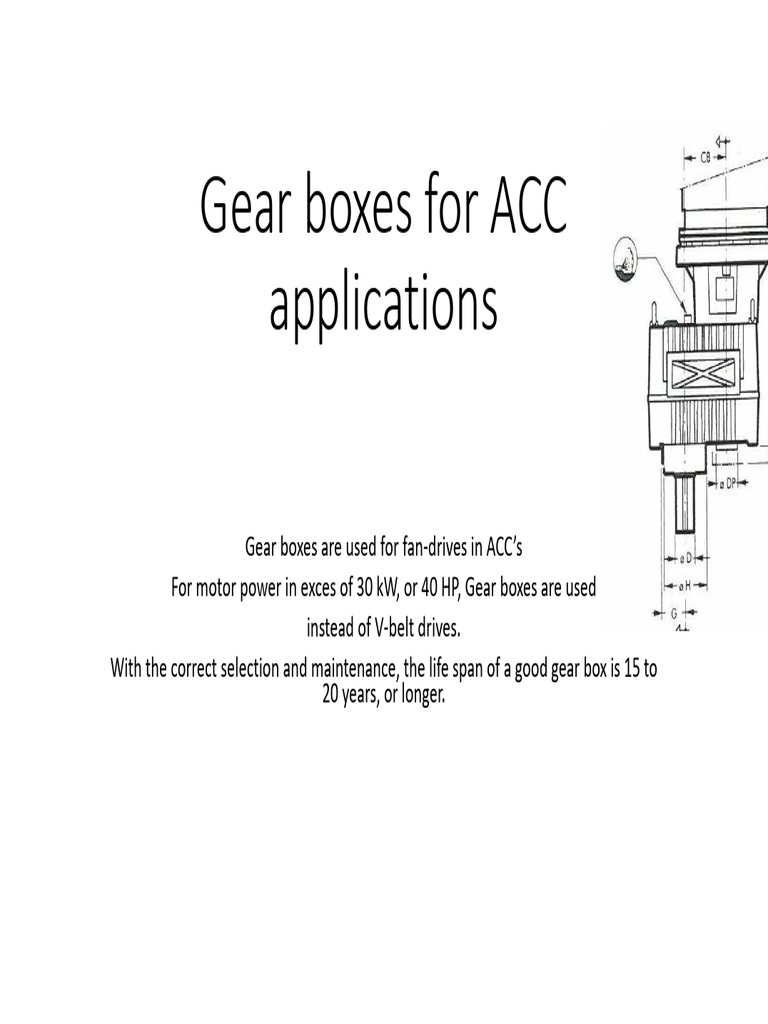 16 Gear Boxes For ACC Applications - HHubregtse | PDF | Gear | Engines