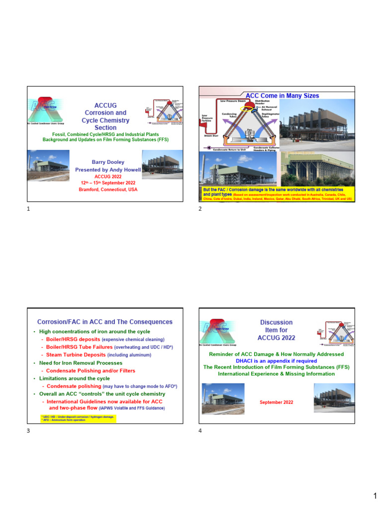 Film Forming Substances in ACC Systems | PDF | Surfactant | Boiler