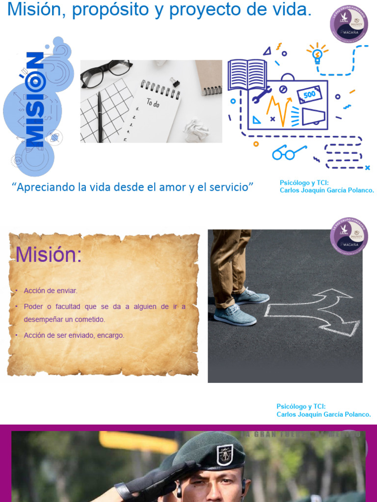 Mision Proposito y Proyecto de Vida | PDF