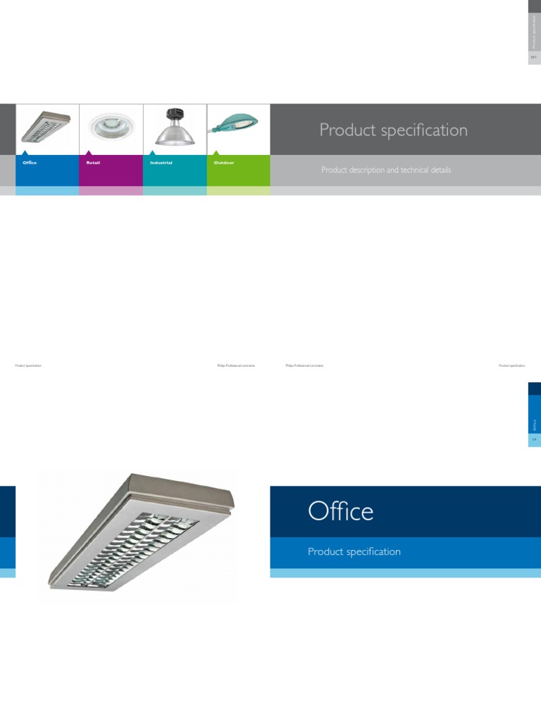 Philips Office Lighting Brochure | PDF | Mirror | Lighting