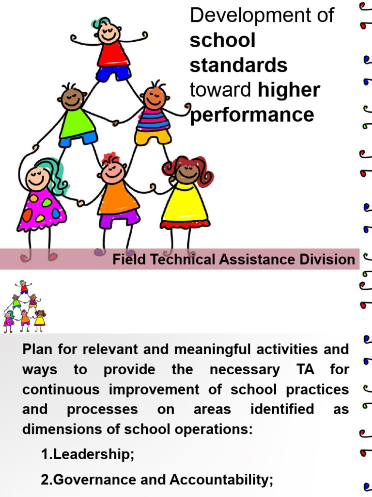 Development of School Standards Toward Higher Performance ZAMBALES PART ...