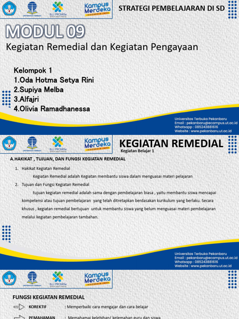 PDGK4105 - PPT - Modul9 - Kel 1 - Strategi Pembelajaran Di SD | PDF