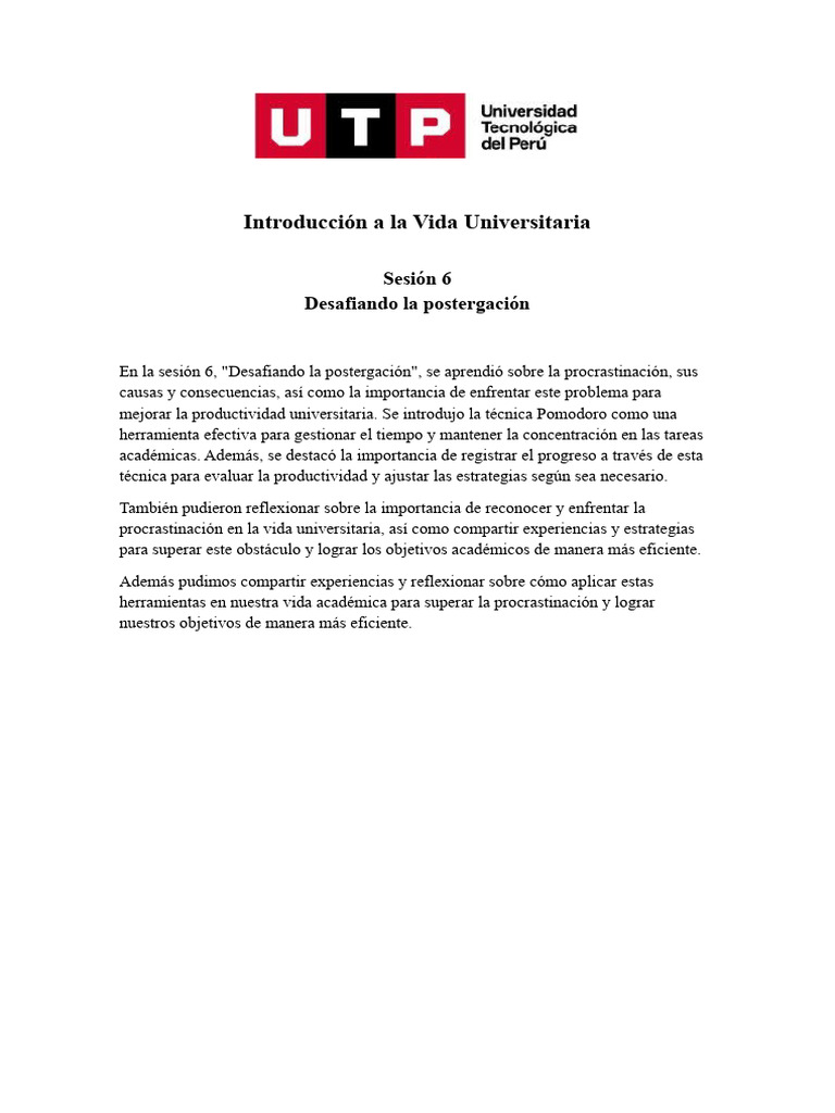 SESION 6 | PDF