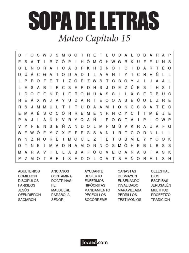 mateo_15_sopa_de_letras | PDF