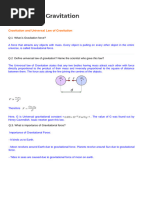 Gravitation Class 9 Extra Questions Very Short Answer Questions | PDF ...
