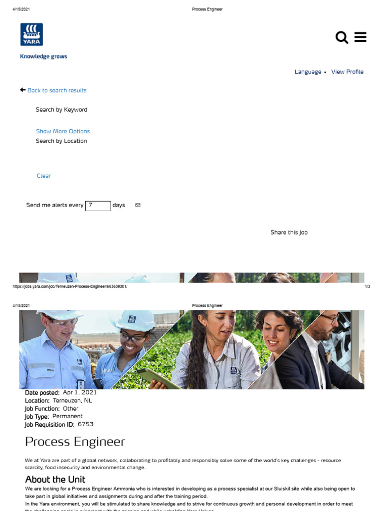 Process Engineer Opportunity | PDF | Engineer | Process Engineering