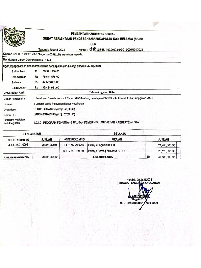 Sp3b April 2024 | PDF