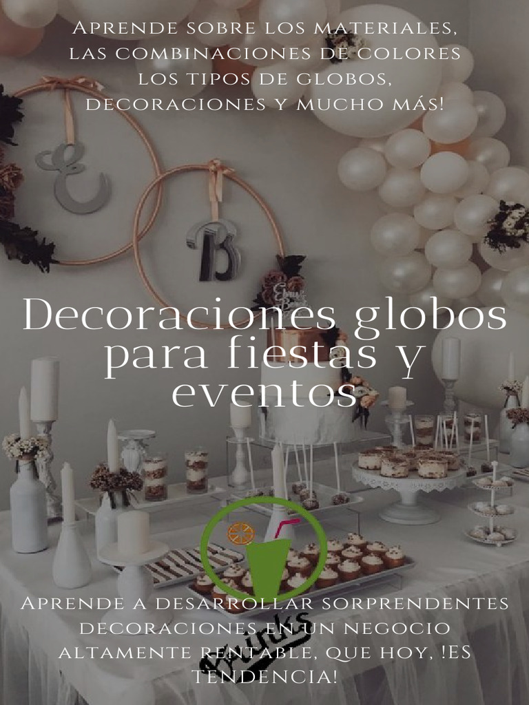 Ebook Decoración Globos | PDF | Hogar, jardinería y bricolaje