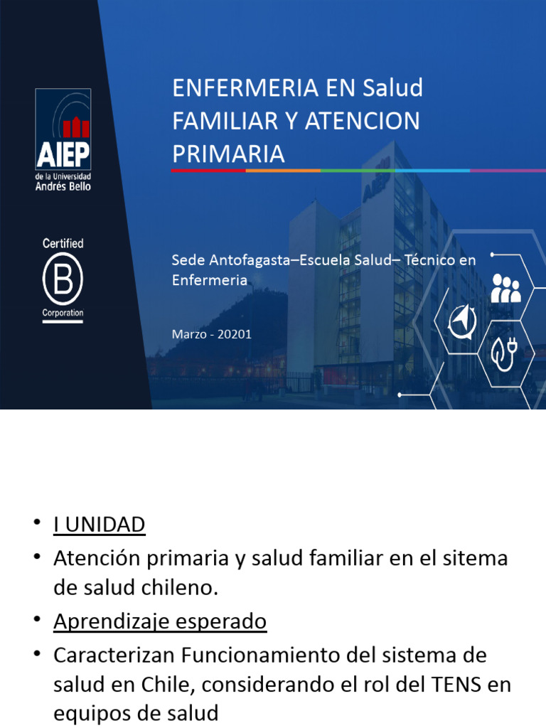 Primera Clase Enf. Salud y Aps | PDF | Hospital | Chile