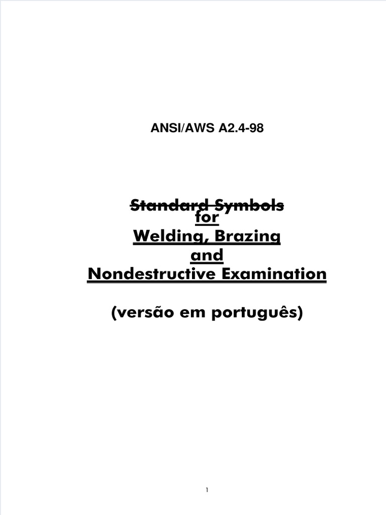 AWS 2 4 Norma Simbologia De Solda PDF Simetria